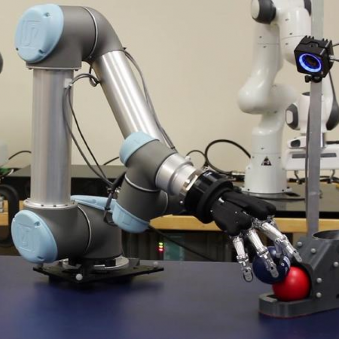 Industrial robot UR5 axis robot arm polisher cobot polishing robot ...